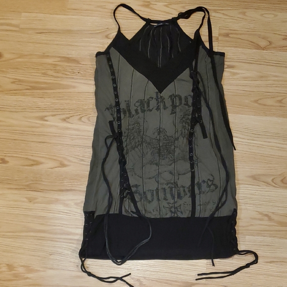 Salvage | Dresses | Rare Y2k Salvage Blackpool Bombers Corset Style ...